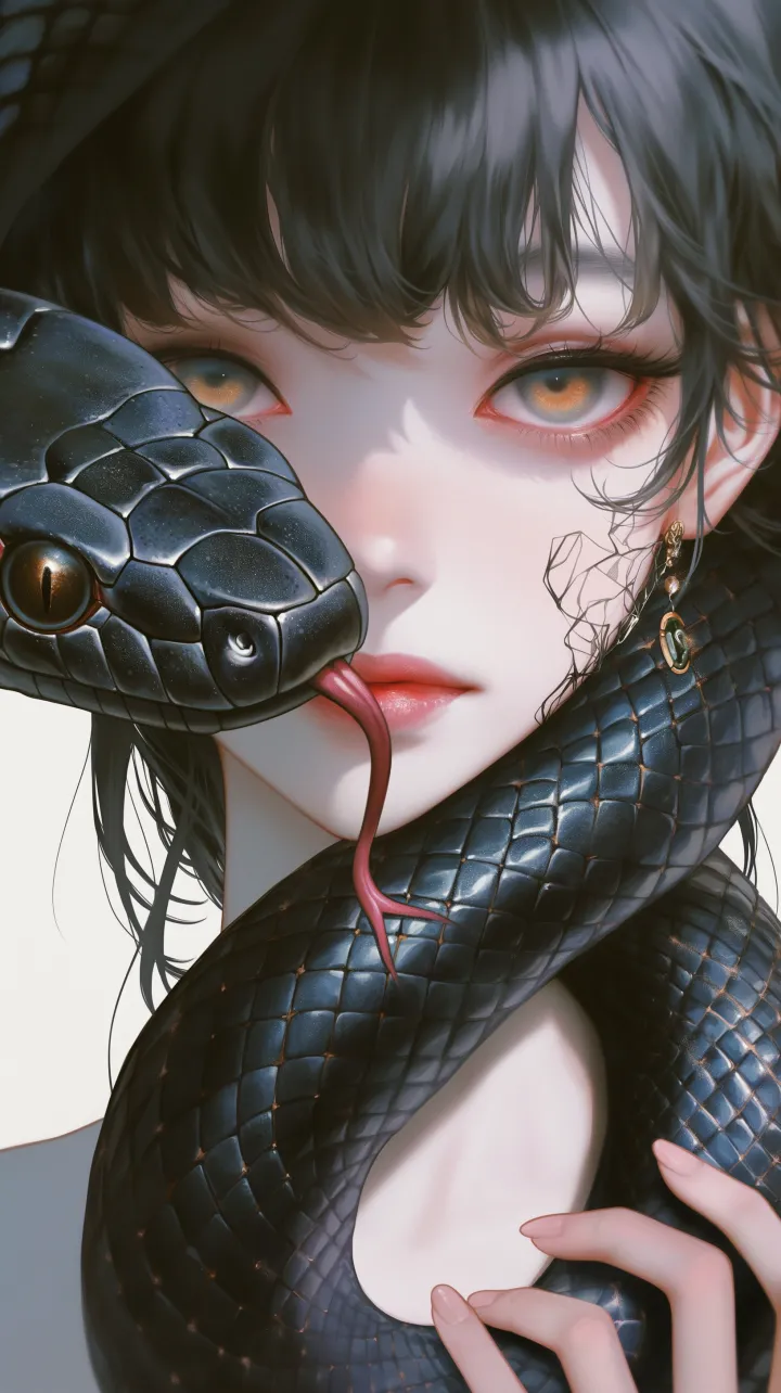 White background, 2-d manga style of a black haire Midjourney Prompt ...